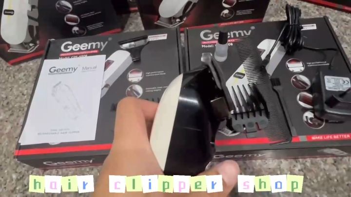 พร้อมส่ง !!! Gemei / Geemy ปัตตาเลี่ยนไร้สาย ปรับระดับ แบตตาเลี่ยน อย่างดี ระดับช่างตัดผมมือ ...