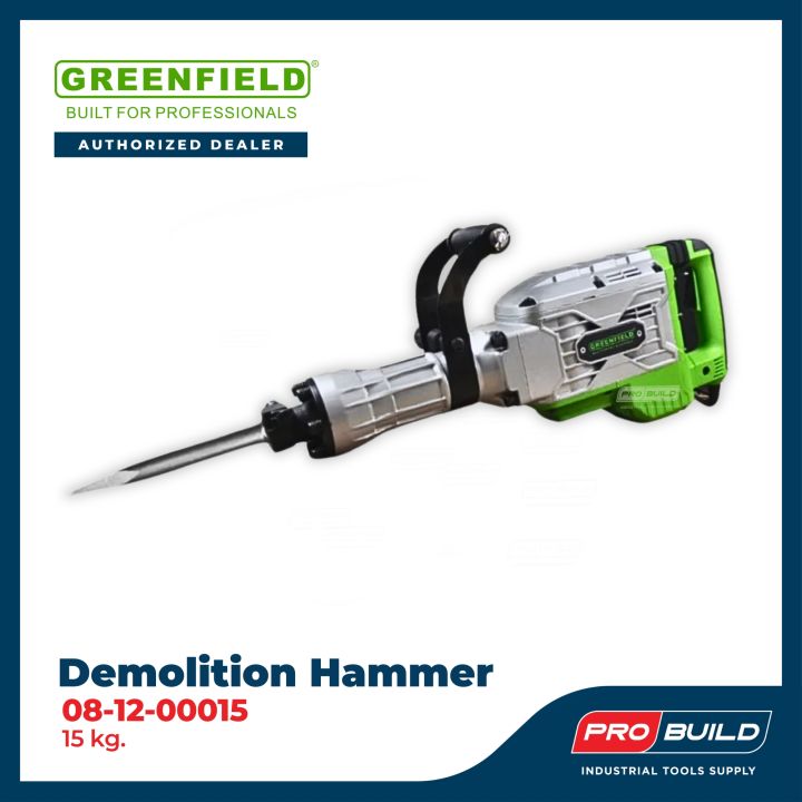Greenfield Demolition Hammer 15 kg. (HEAVY DUTY) | Lazada PH
