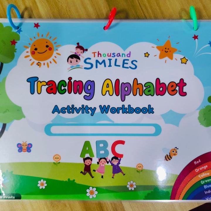 Thousand Smiles Tracing Alphabet Activity for Kids Letters ABC ...
