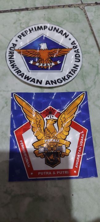 stiker logo PPAU (Perhimpunan putra putri angkatan udara) | Lazada ...