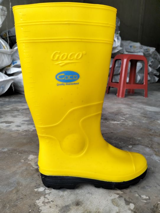sepatu boot GOCO kuning original made in malaysia | Lazada Indonesia