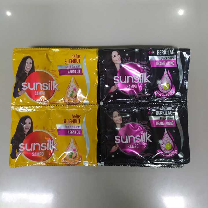 PAKET 5 RENCENG shampoo Sunsilk renceng/sachet isi 12 | Lazada Indonesia