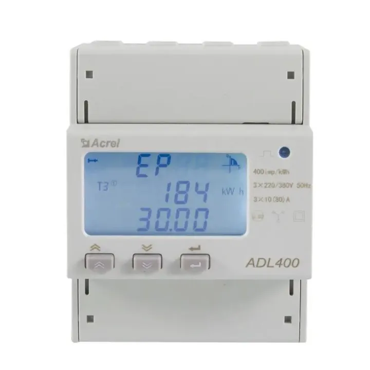 Acrel Bidirectional Zero Export Solar Energy Meter ADL400 Anti Backflow ...