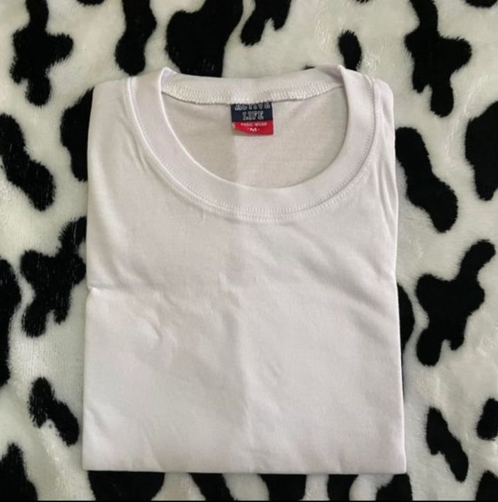 WHITE ACTIVE LIFE ROUND NECK T SHIRT FOR MEN | Lazada PH