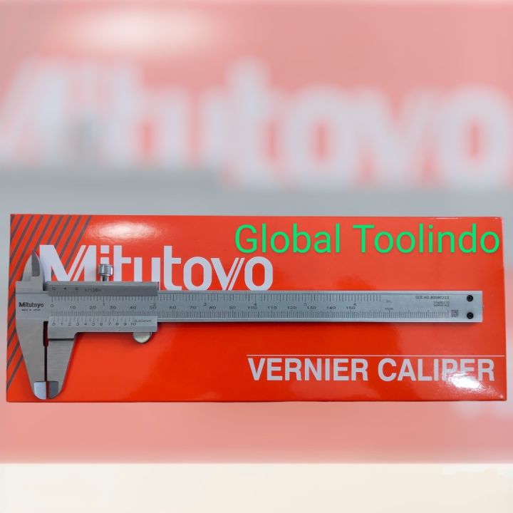vernier caliper mitutoyo 150mm sigmat manual 150mm jangka sorong 6 inch | Lazada Indonesia