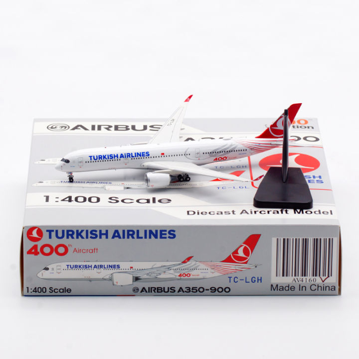 Turkish Airlines Aviation 1:400 Artificial Aircraft Model Alloy Airbus ...