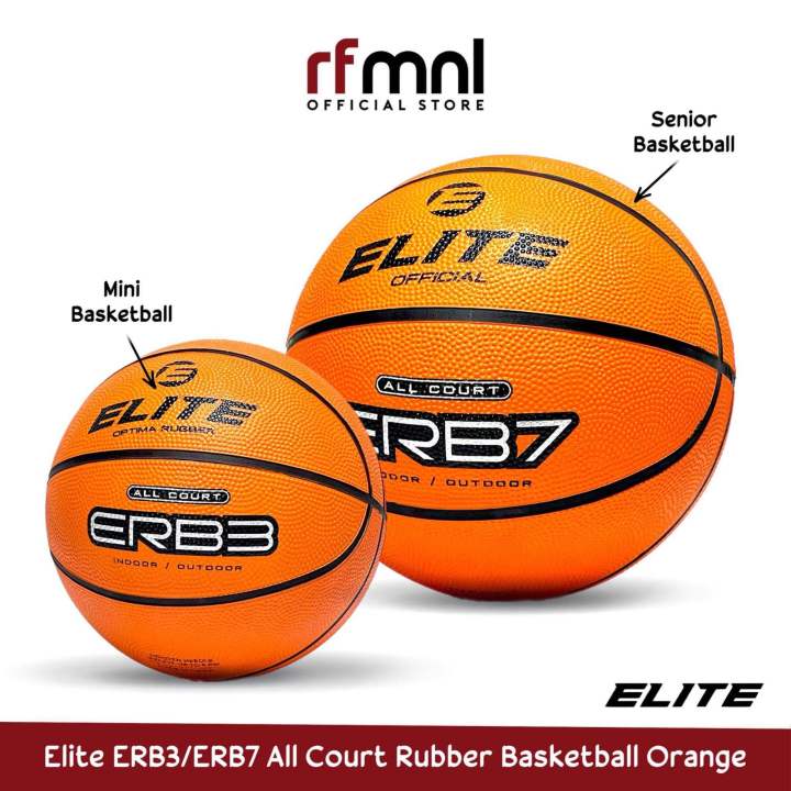 Elite ERB3 / ERB7 All Court Rubber Basketball Orange | Lazada PH
