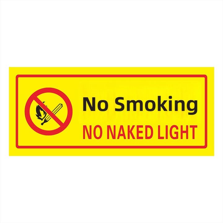 Fire Safety Warning Sign No Smoking No Fire No Smoking Danger Fire ...