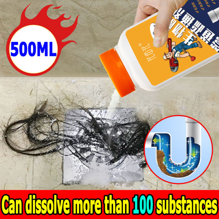 Drainage Clogged Remover(ORIGINAL) 500g Powerful Clog Remover Pipe ...
