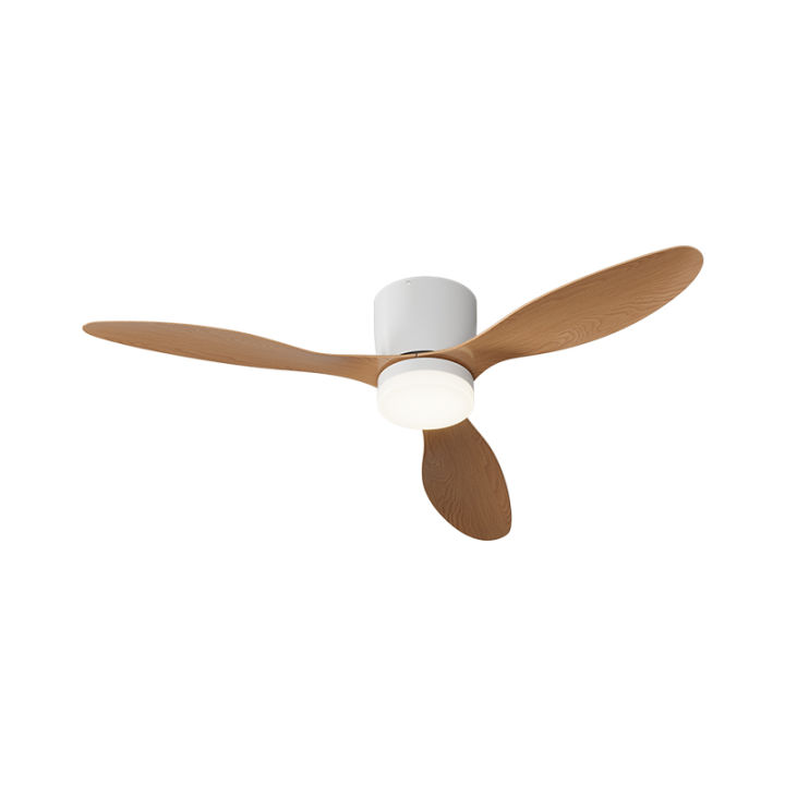 SUOYAN | Sleek Modern Quiet Japanese Wabi-Sabi Style Ceiling Fan Light ...