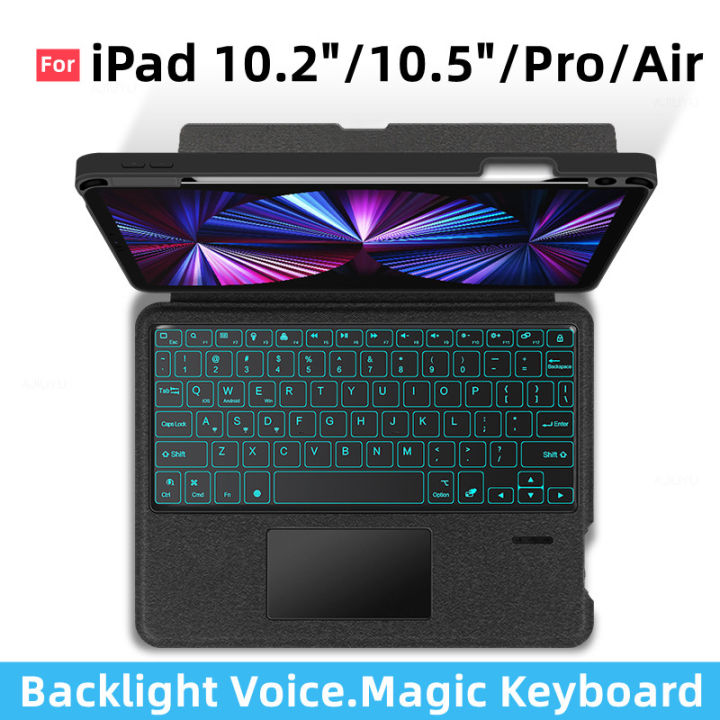 Smart Magic Keyboard Case for iPad Air 5th 4th 10.9 10.2 Inch 9th 8th ...