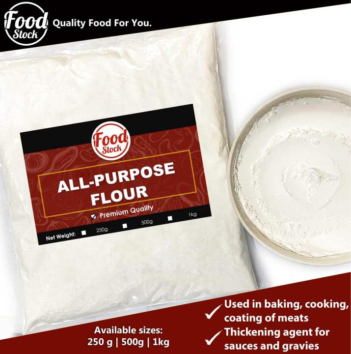 Food Stock All-Purpose Flour (250g, 500g, 1kg) | Lazada PH