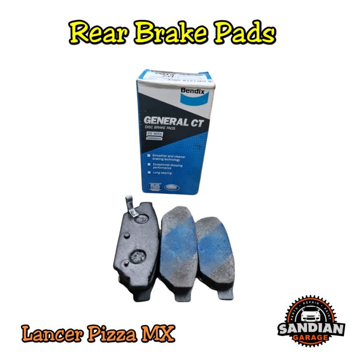 Brake Pads REAR Lancer Pizza MX | Lazada PH