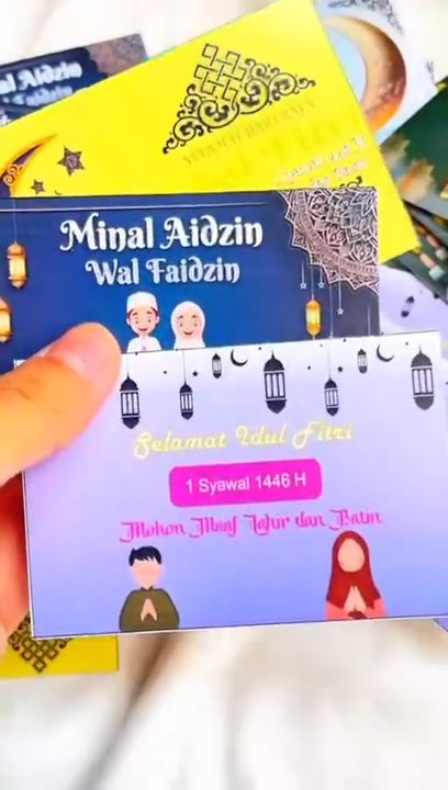 Zennida Sticker Print Cetak Kartu Ucapan Hampers Hari Raya Idul Fitri ...