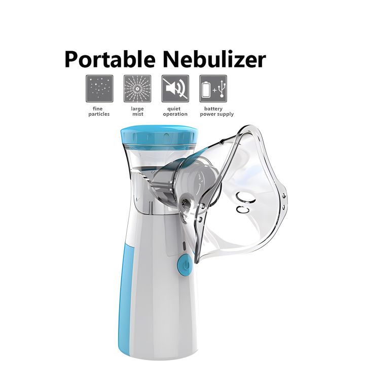Electric Mesh Inhaler Ultrasonic Silent Nebulizer Nebulizador Portátil ...
