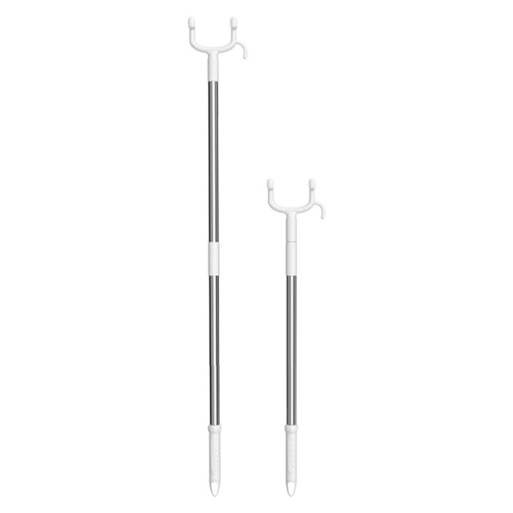 YUETU | Extendable Hanger Bar with Forks for Hanging Clothes | Lazada PH