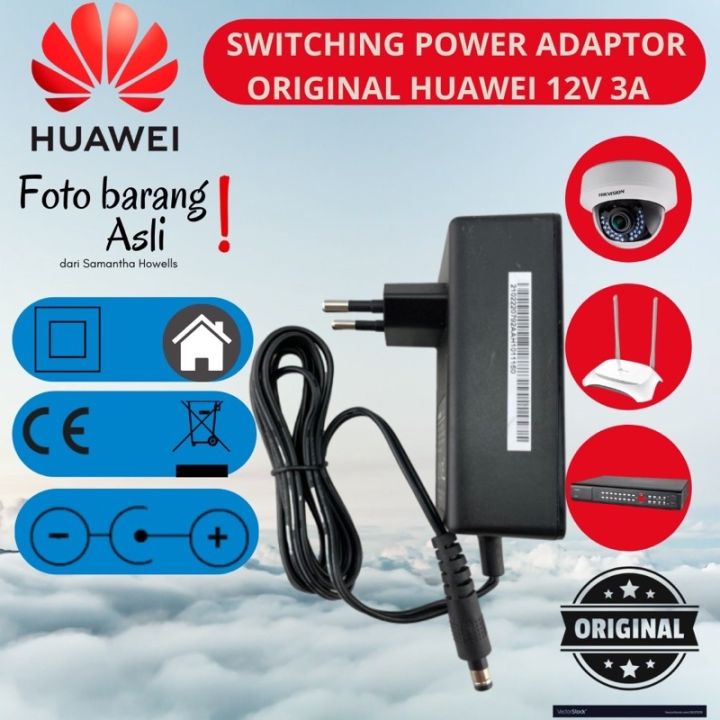 HUAWEI Switching power adaptor modem router access poin CCTV DVR 12V 3A ...