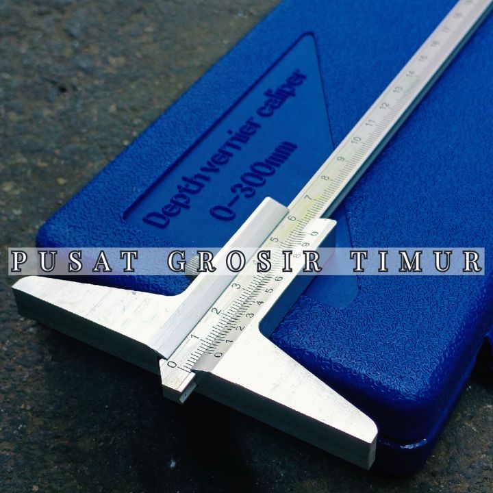 Vernier depth Gauge 12 inch sigmat manual 0 - 300 mm sikmat vernier ...