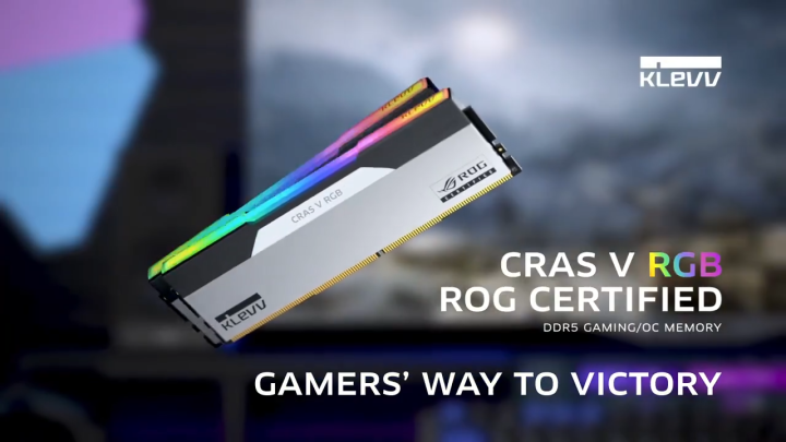 KLEVV CRAS V RGB ROG CERTIFIED DDR5 Gaming OC Memory - 32GB (16GBx2 ...