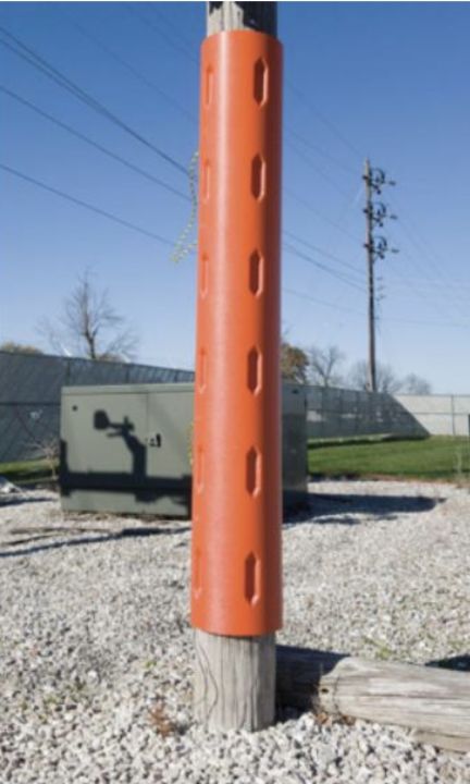 Pole Guard / High Voltage pole cover 36kv Use as a High Tension Cover ...