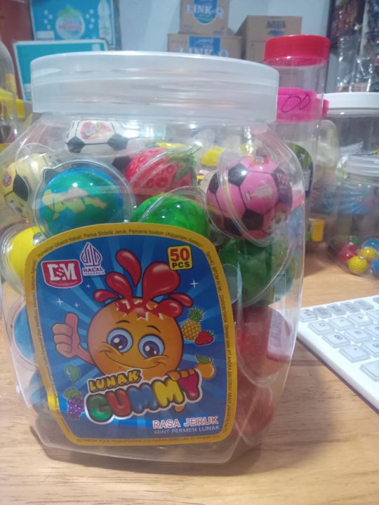 Permen viral permen Lunak gummy isi 50 pcs | Lazada Indonesia