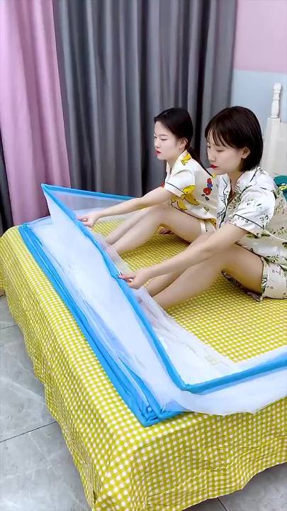 Foldable Mosquito Net Kids Guard Baby Mosquito Net Free Install ...