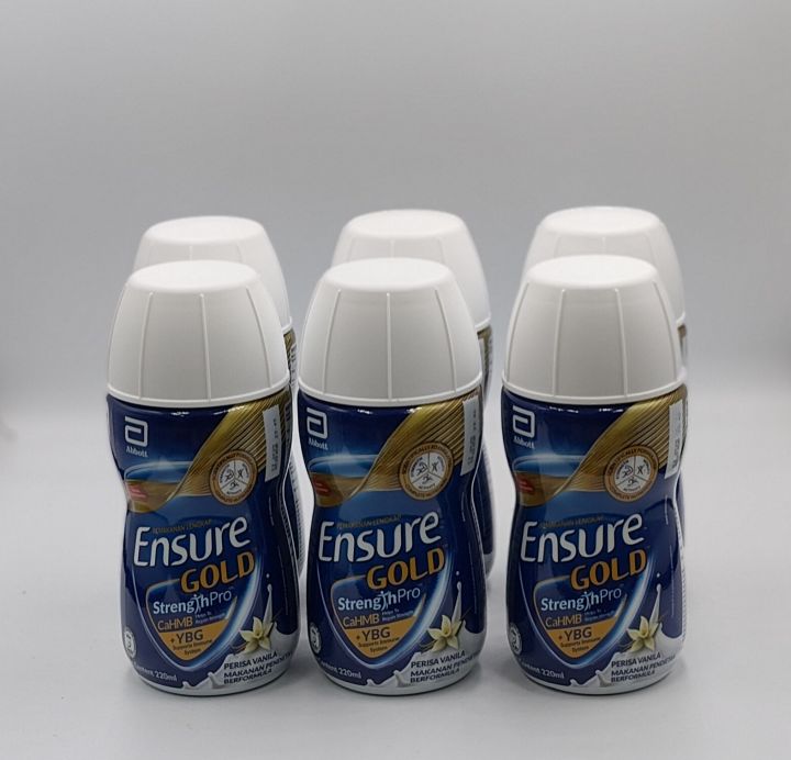 Ensure Gold Liquid Vanilla Flavour 220ml X 6 EXP3/26 | Lazada