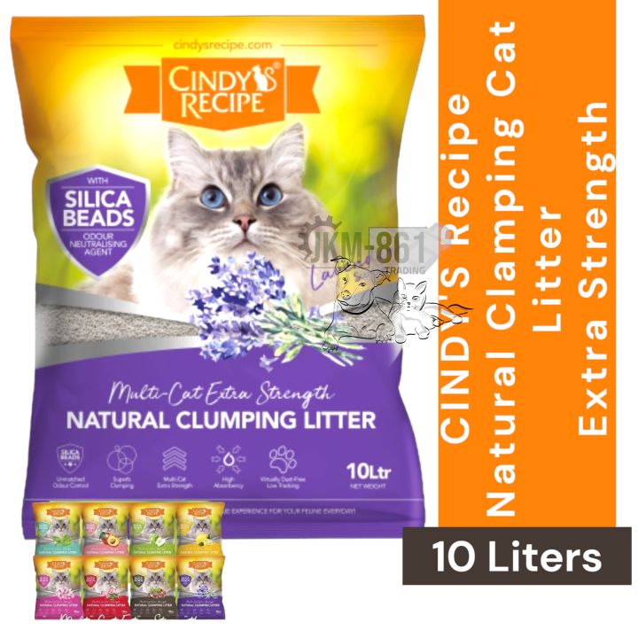 Cindy's Recipe Natural Clumping Bentonite Cat Kitten Litter Made in ...