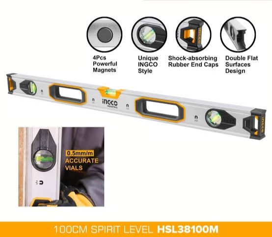 INGCO Spirit Level 100cm | Lazada PH