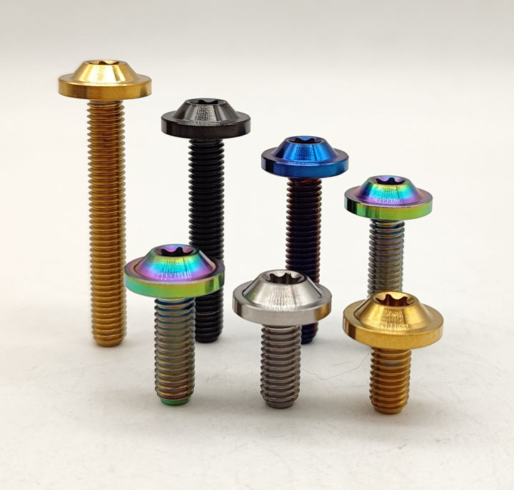 1pc Vitaltitanium Grade 5 Titanium Bolts M5x10 12 15 20 25 30 35 40mm ...