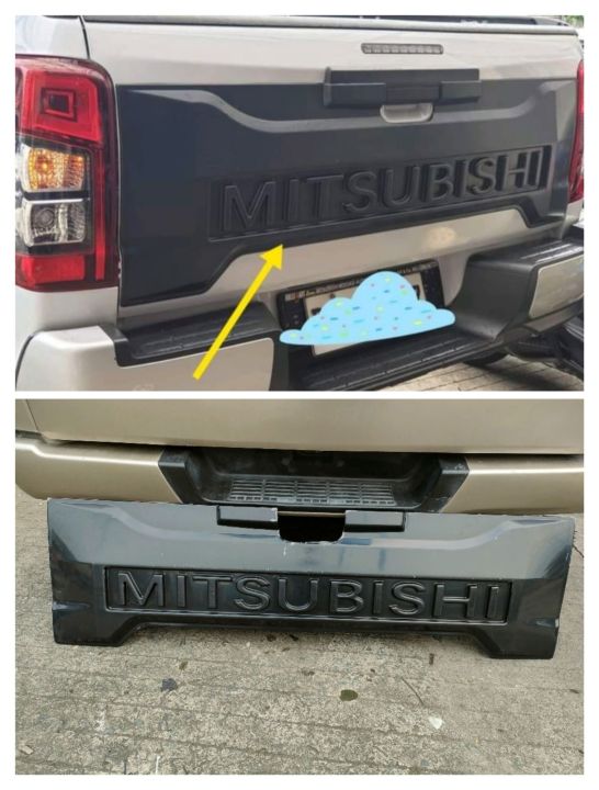 MITSUBISHI TRITON STRADA 2019-2021 REAR TAIL GATE CLADDING | Lazada PH
