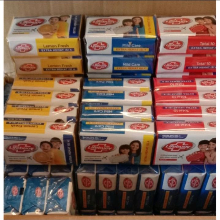 Lifebuoy Sabun Batang 100gr Isi 4 pcs | Lazada Indonesia