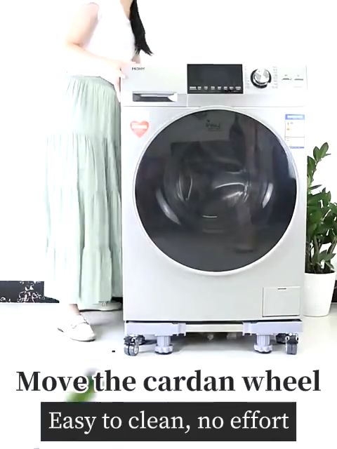 MISN 8 Foot Wheel Steel Refrigerator Rack Stand Special Base Washing ...