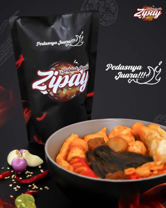 Seblak Instan Zipay VIRAL 185Gram Pedasnya Juara!!! | Lazada Indonesia