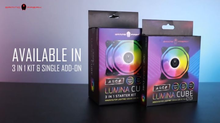 Gaming Freak Lumina Cube ARGB Fan - Single Pack / 3 in 1 Pack | Lazada