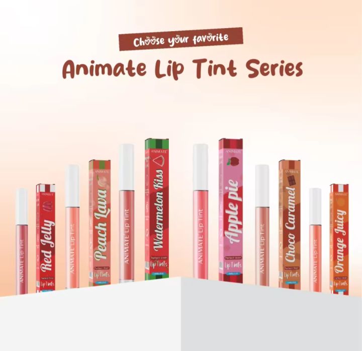 RRS ️ ANIMATE - Lip Tint 6 Shade Colour Series | 4ml |Original ...