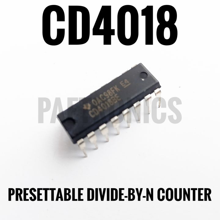 CD4018 CD4018BE 4018 Presettable divide-by-N Counter CMOS IC | Lazada PH