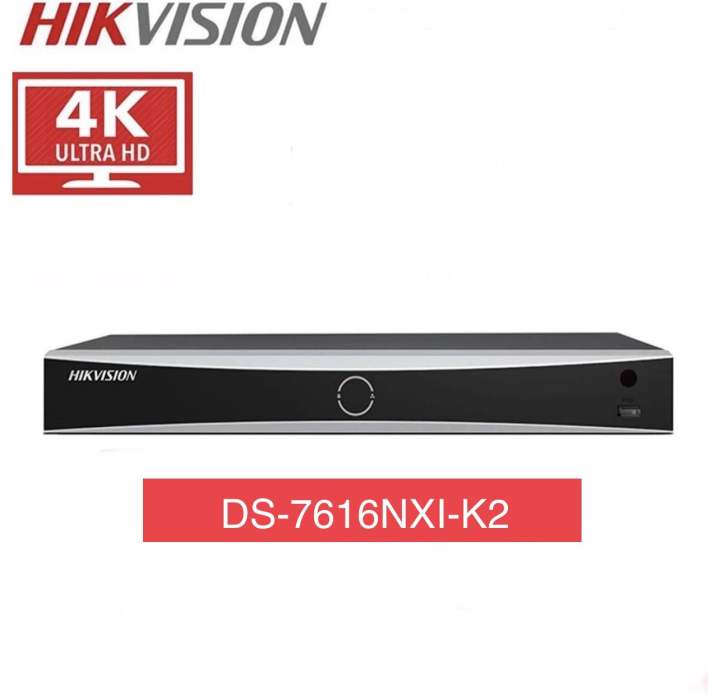 HIKVISION DS-7616NXI-K2 16 ch 1U K Series AcuSense 4K NVR | Lazada