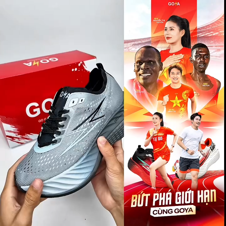 [Lì xì khai xuân] Giày thể thao chạy bộ đế Full Carbon nam nữ Goya Neo ...