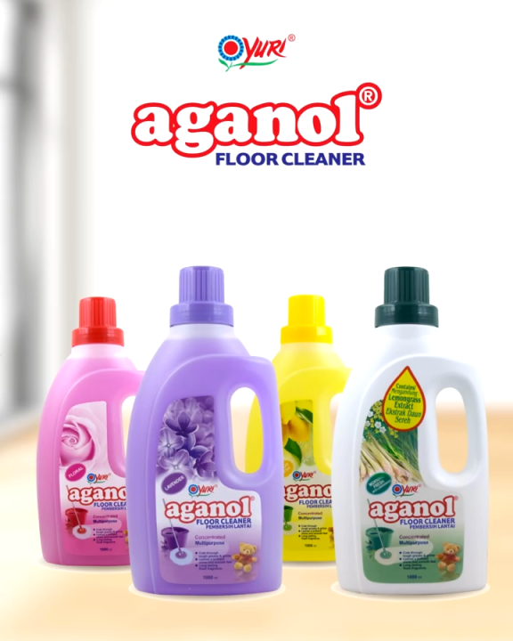 (Triple Pack) Yuri Aganol Multi-Purpose Antibacterial Floor Cleaner ...