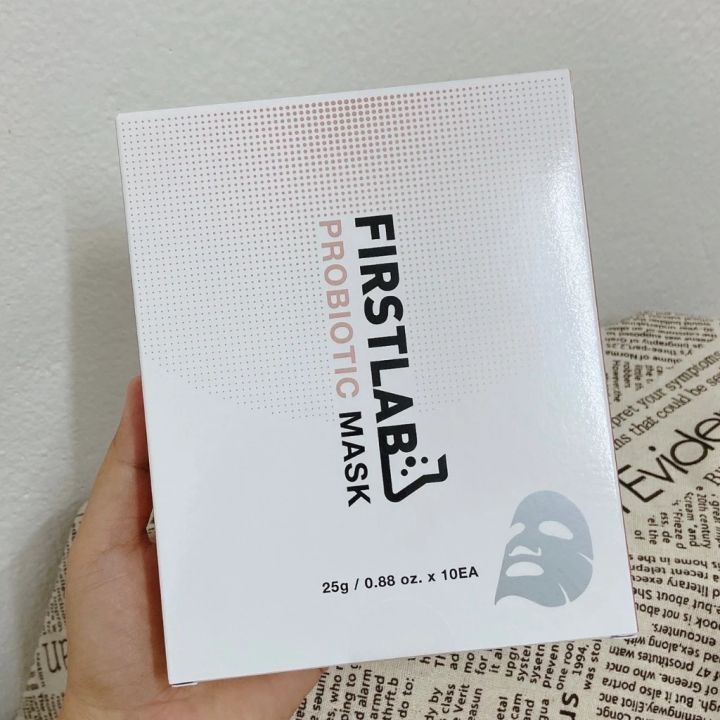 Firstlab Probiotic Mask 25 g 1กล่อง 10แผ่น | Lazada.co.th