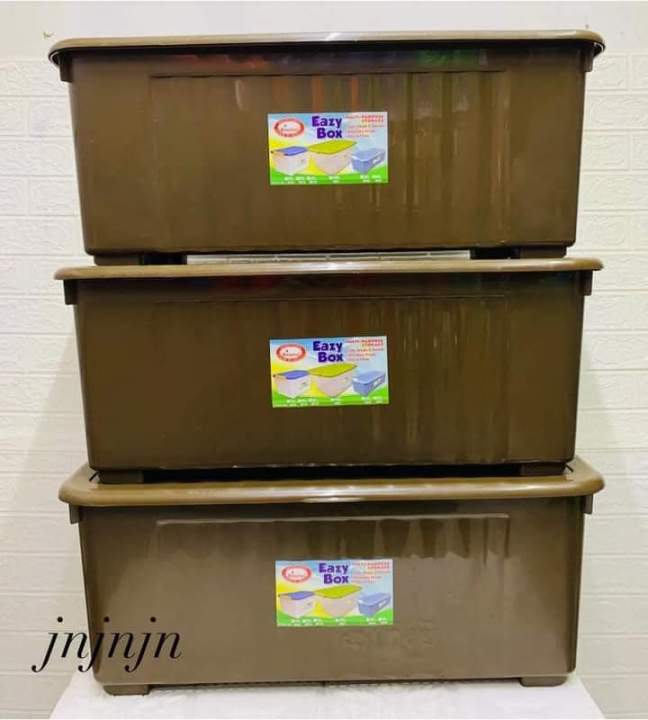 Eazy box Multi purpose storage 60 liters With gulong | Lazada PH