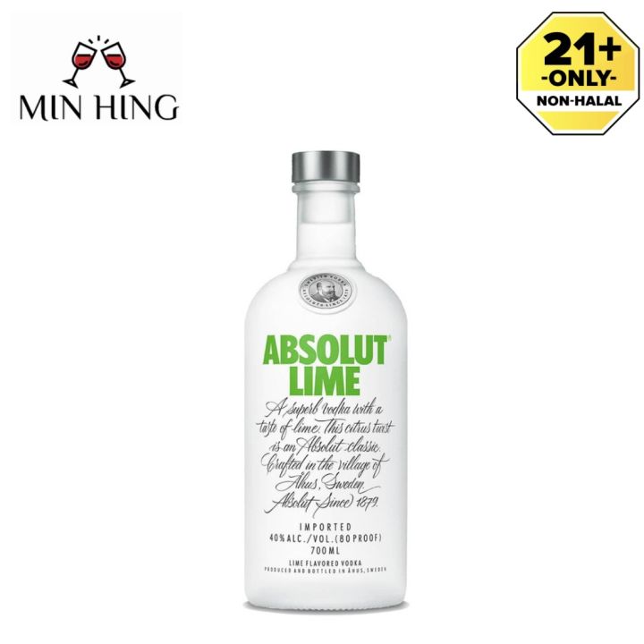 ABSOLUT LIME Lime flavoured Swedish Vodka 750ml | Lazada