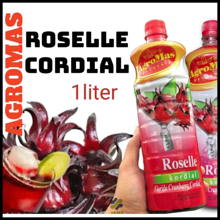Kordial AGROMAS Roselle, Laici, sarsi, sirap rose (1 LITER) Cordial ...
