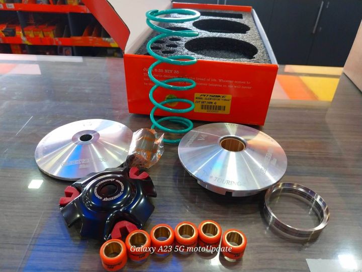 PITSBIKE CVT CLICK V4 THUNDER PULLEY SET CLICK125 / CLICK150 V1 V2 V3 ...