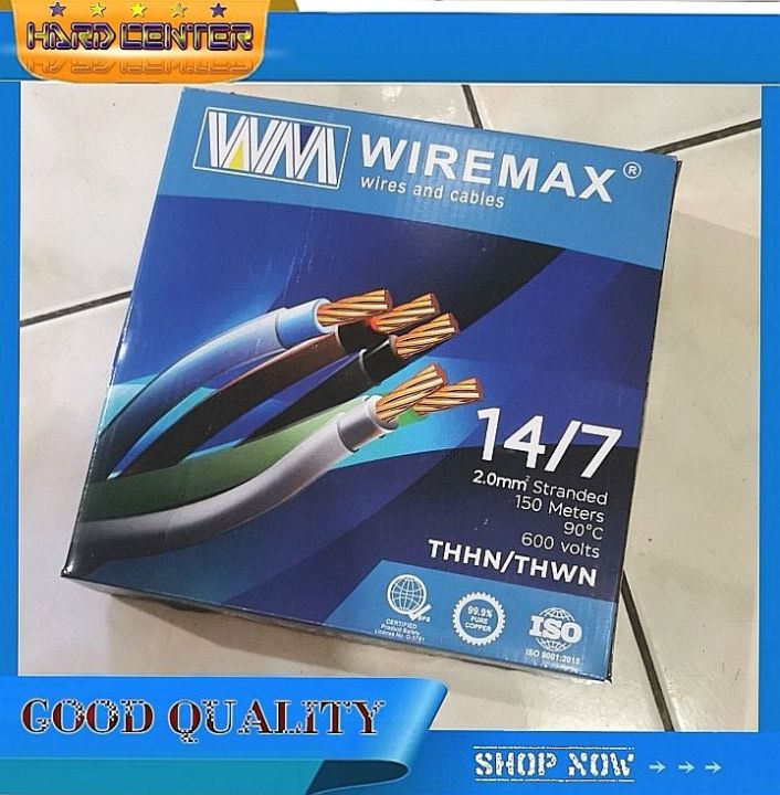 WireMax And Boston THHN/THWN Electrical Wire 1 box Random color 14/7 2 ...