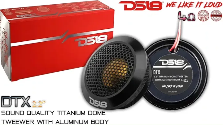 ของแท้ ทวิตเตอร์ เสียงแหลมโดม DS18 รุ่น DTX 2.2” ทวิตเตอร์โดมไทเทเนียมคุณภาพเสียงโครตดี | Lazada ...