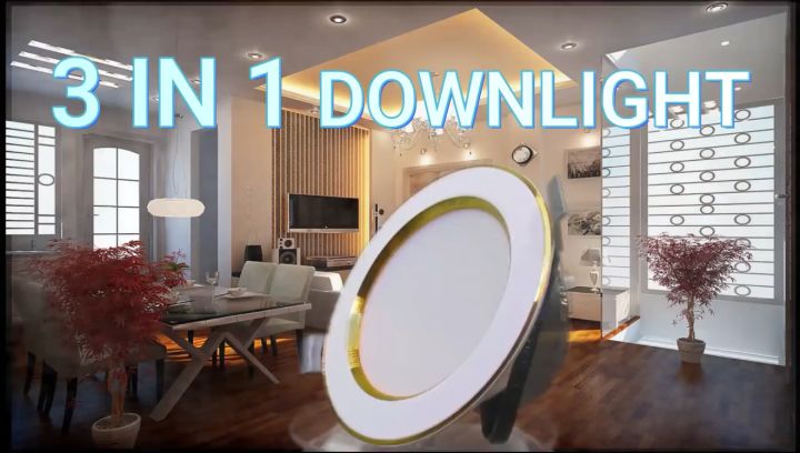 [Delivery in 3 Days] 12 Pieces Pin Lights LED for Ceiling Downlight Tri ...