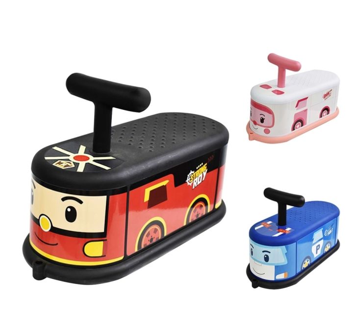 Mainan Anak Gowes Ride On Anak Robocar Poli Amber Roy Tayo Ride On ...
