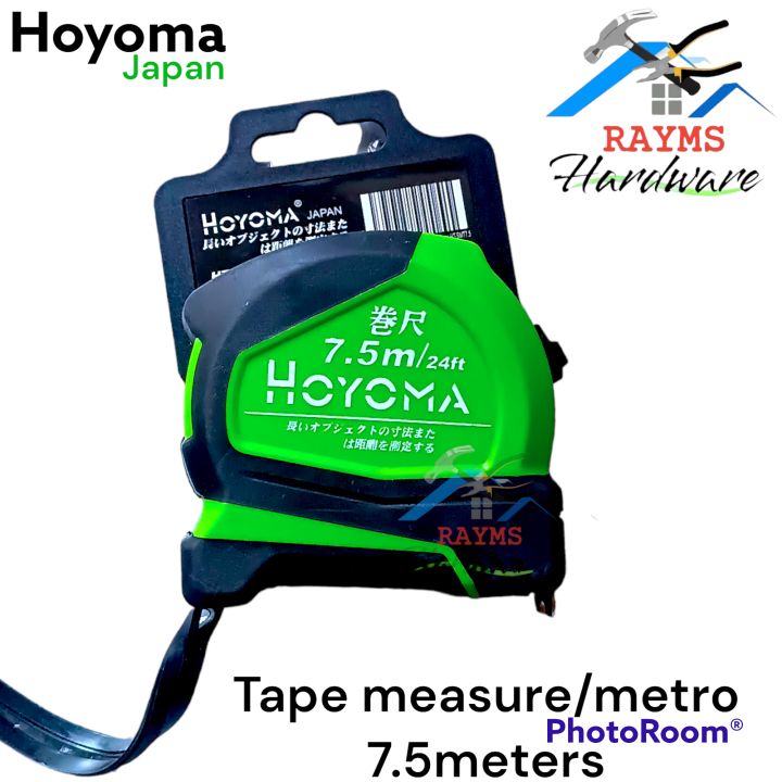 Hoyoma Japan Tape Measure Metro 7.5 meters Heavy duty by Rayms | Lazada PH